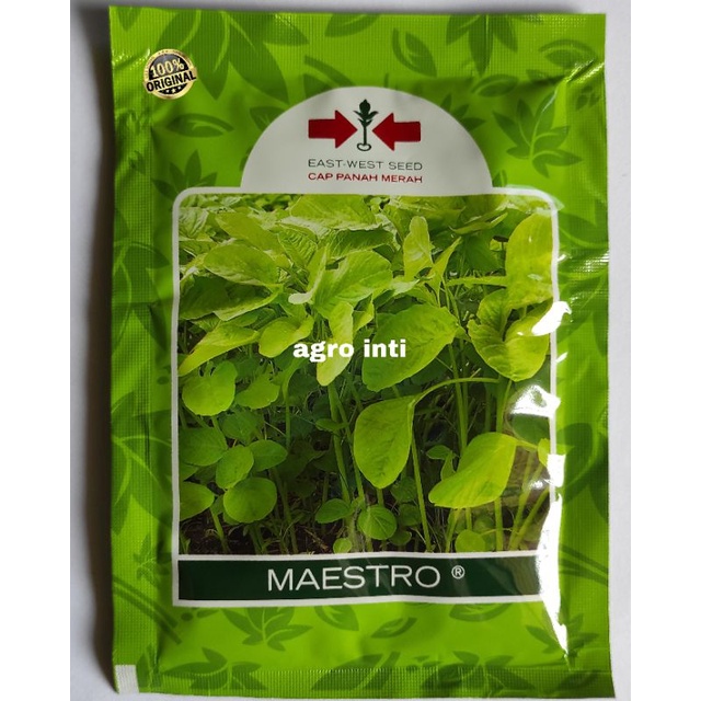 Jual Benih bayam MAESTRO isi 50gram dari cap panah merah | Shopee Indonesia