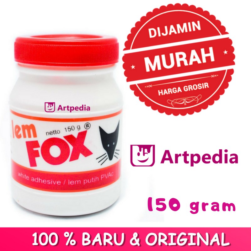 Jual Lem Fox Putih 150 Gram / Lem Fox Botol 150 Gram Indonesia|Shopee ...