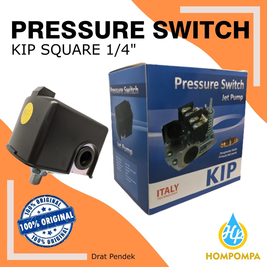 Jual OTOMATIS PRESSURE SWITCH 1/4" SEMI JET & JETPUMP KOTAK KIP ...
