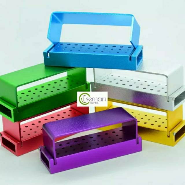 Jual Burs Holder Tempat Mata Bur Gigi Dental 30 lubang bur highspeed fg ...