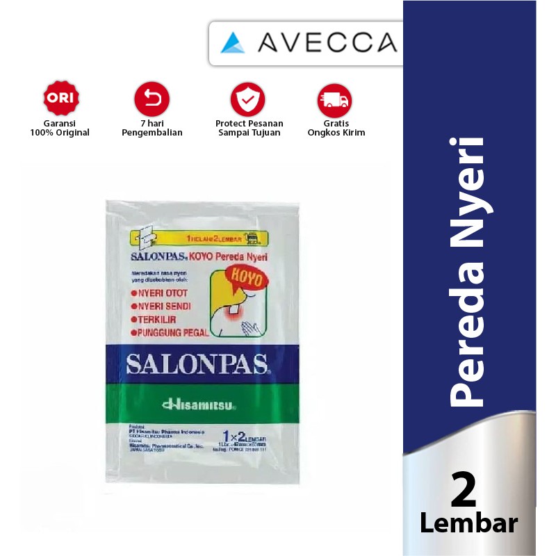 Jual Koyo Salonpas Ukuran Besar 1X2 Lembar - Isi 2 Lembar (N) / Pereda ...