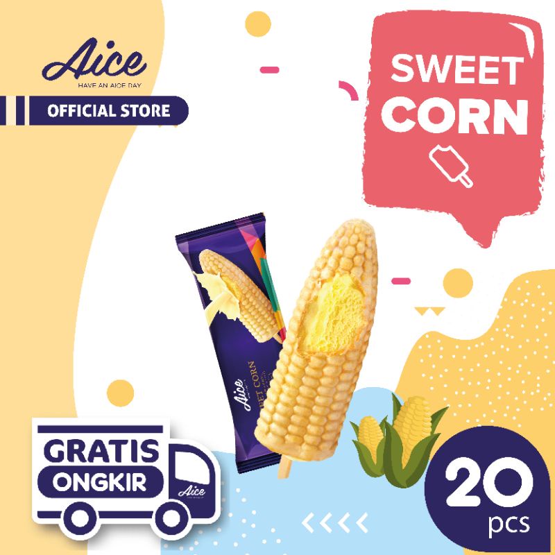 Jual Aice Sweet Corn isi 20 pcs | Shopee Indonesia