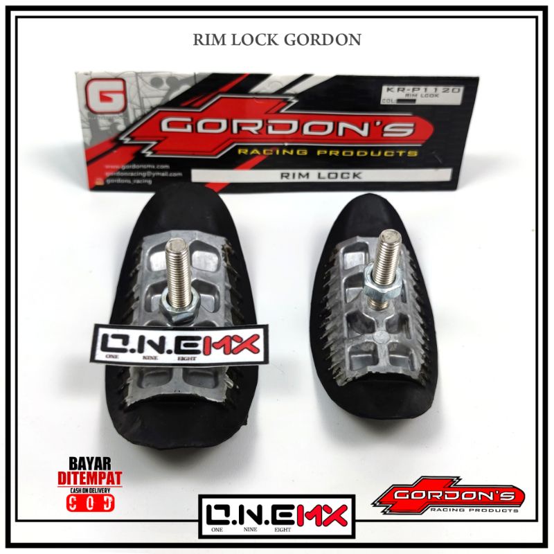 Jual STOPER BAN ALUMUNIUM GORDON - RIM LOCK KOMBINASI TRAIL KLX CRF ...