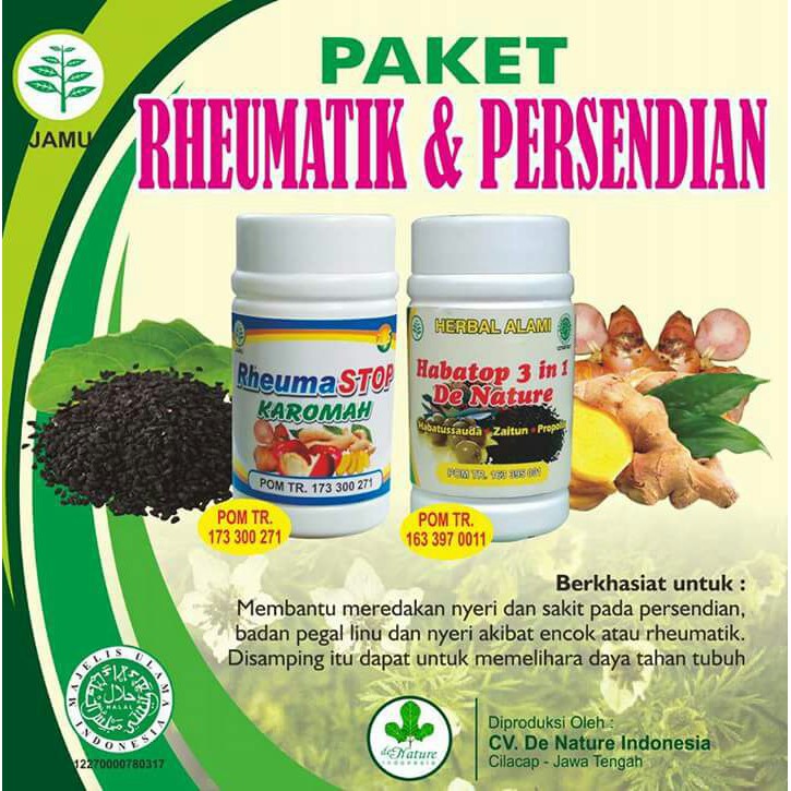 Jual OBAT ASAM URAT-OBAT REMATIK-OBAT ATRITIS-OBAT GOUT-OBAT NYERI ...