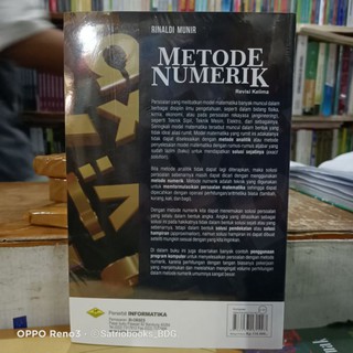 Jual BUKU METODE NUMERIK. EDISI REVISI KELIMA. RINALDI MUNIR. ORIGINAL ...