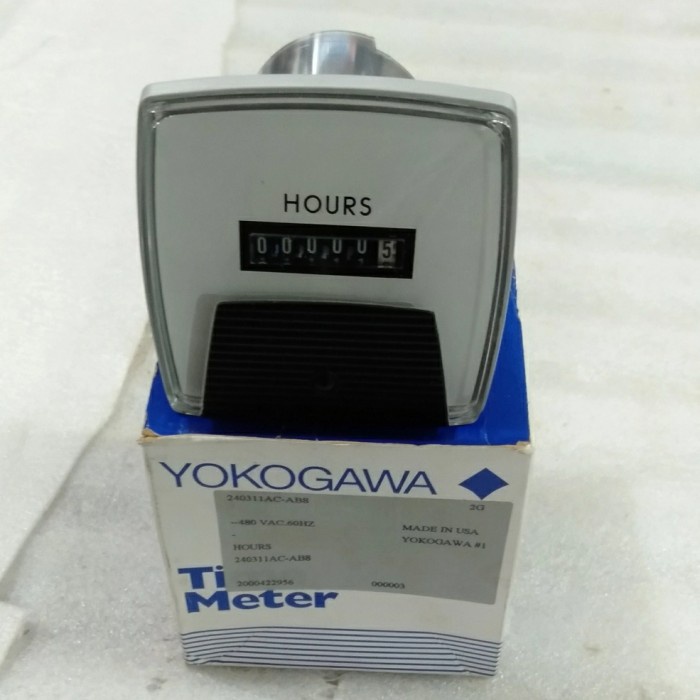 Jual 240311AC-AB8 Time Meter Elapsed 480VAC 60HZ YOKOGAWA | Shopee ...