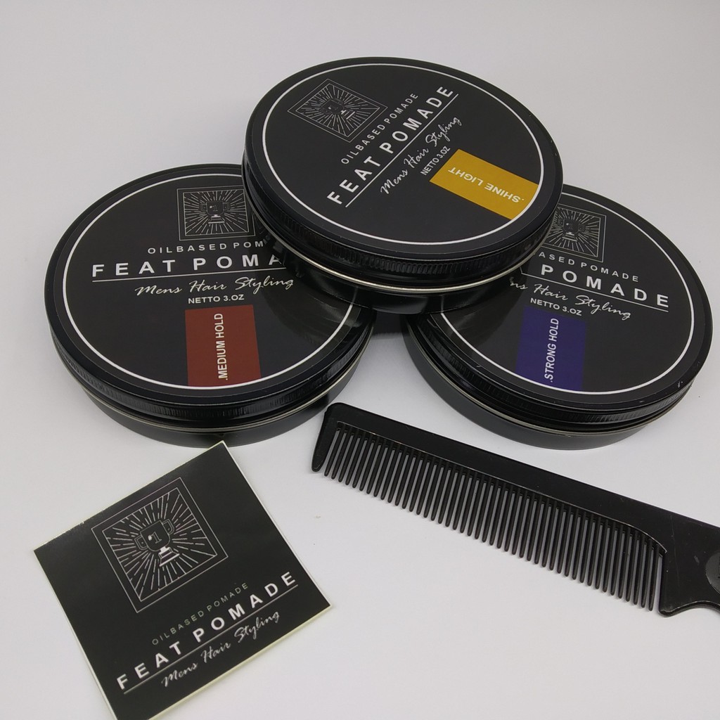 Jual POMADE FEAT POMADE OILBASED AROMA BUAH MINYAK RAMBUT PRIA ...