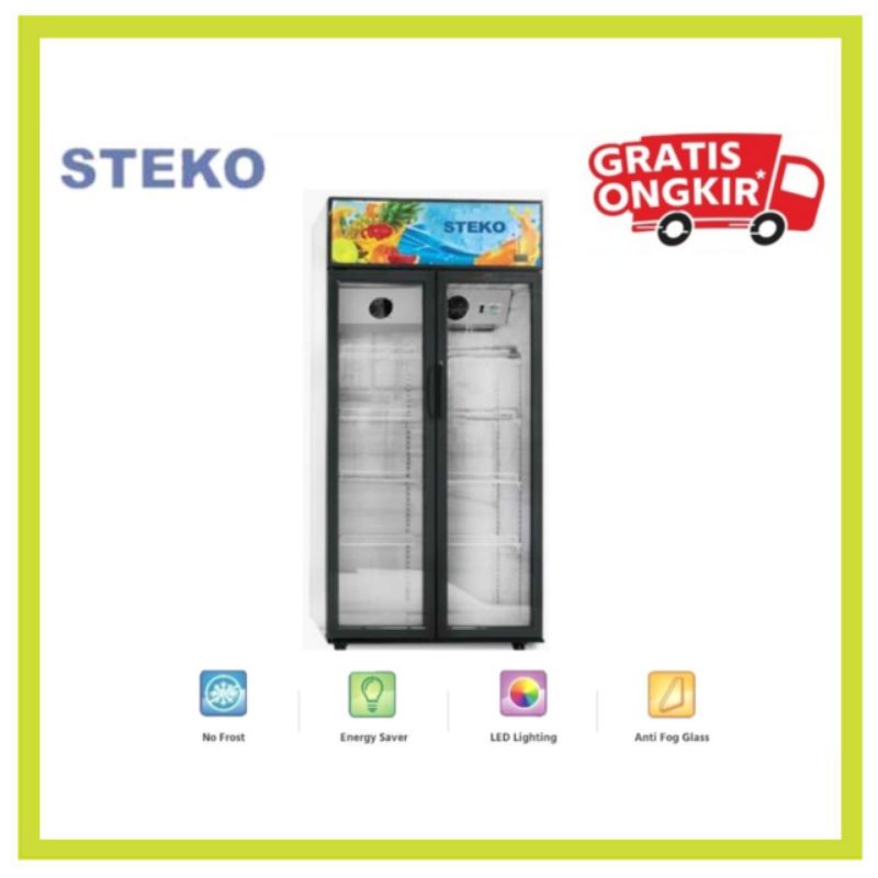 Jual Steko Showcase Cooler MG 750 Kulkas 2 Pintu MG750 Cool Low Energy ...