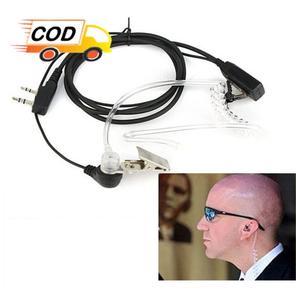 Jual Earphone Headset HT Walkie Talkie FBI Style Anti Bising Praktis ...