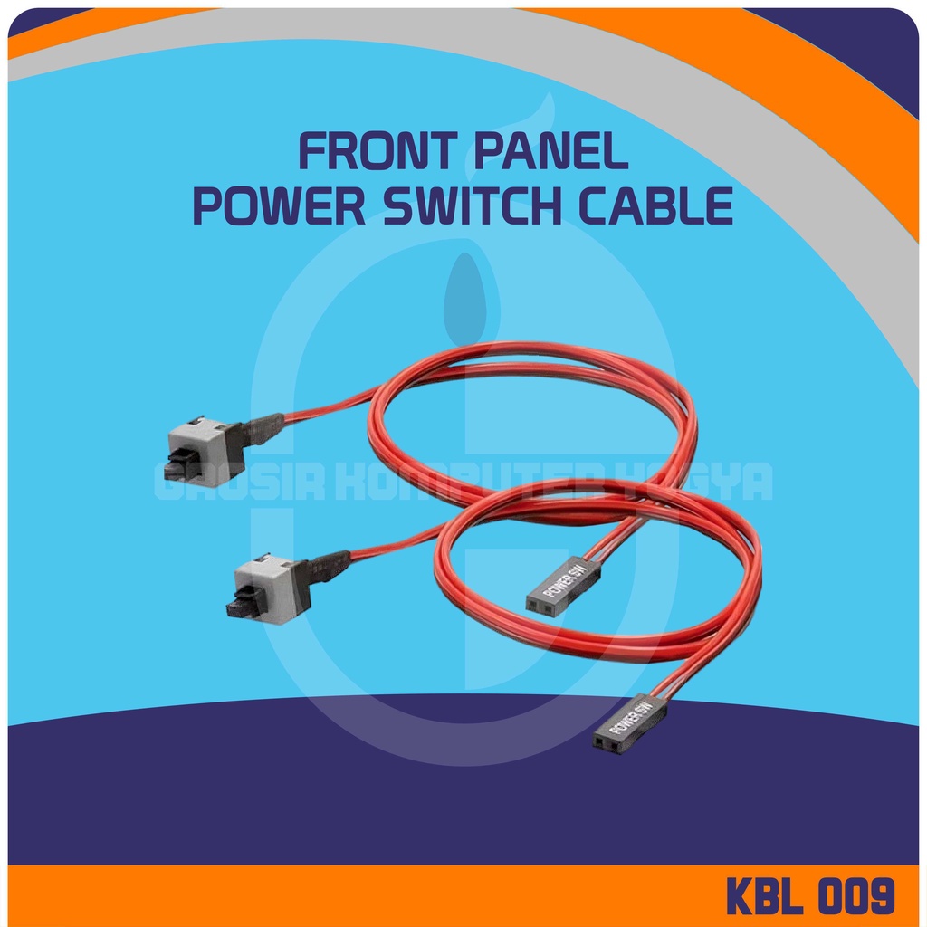 Jual Power Switch Front Panel Cable 30Cm Kabel Saklar PC Komputer ...