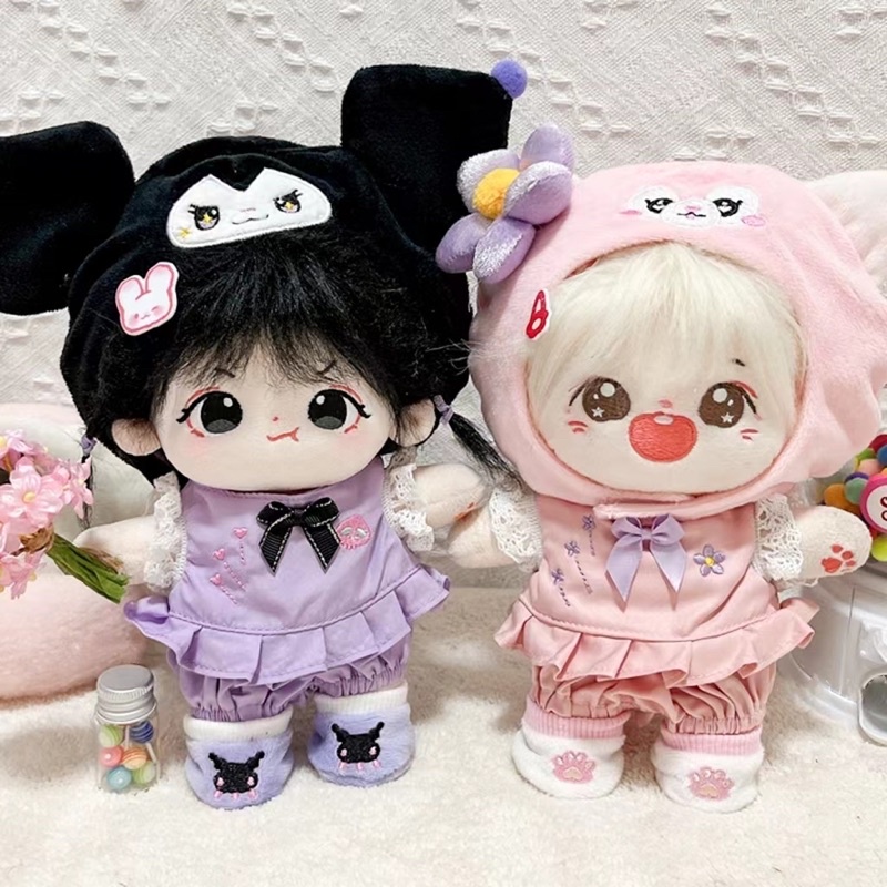 Jual BAJU BONEKA 20 CM MOTIF KUROMI MY SWEET PIANO/ BAJU DOLL CORAK ...