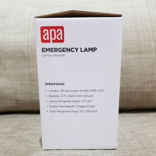 Jual Lampu Emergency - Lampu Darurat LED APA Ace Hardware Indonesia ...