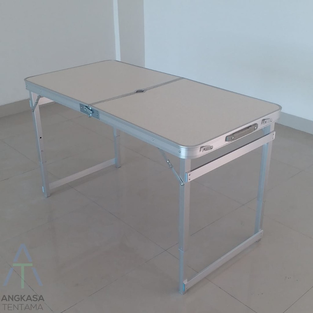 Jual Meja Lipat HPL / Meja Lipat Koper / Meja Portable Kaki Kotak | Shopee Indonesia