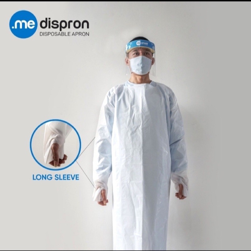 Jual APRON CELEMEK MEDIS LENGAN PANJANG (10 PCS) | Shopee Indonesia