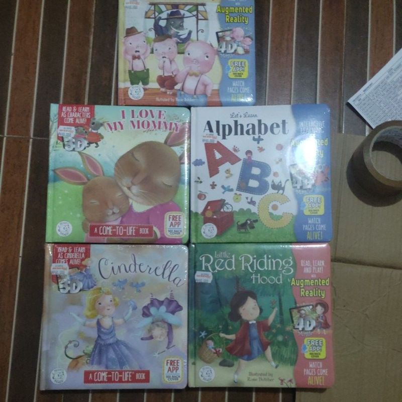 Jual buku augmented reality. buku bbw. little red riding hood ...