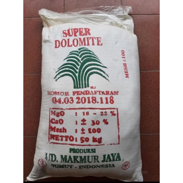 Jual Pupuk Dolomite/Kapur Dolomite Pertanian @1 kg Khusus Medan Grab/Gojek | Shopee Indonesia