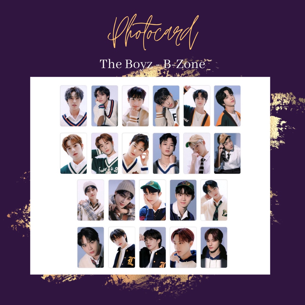 Jual PHOTOCARD THE BOYZ B-ZONE (ISI 25 PCS) | Shopee Indonesia