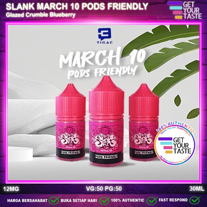 Jual Liquid Slank V2 March 10 Pods Friendly 30ML Saltnic VapeZoo x ...