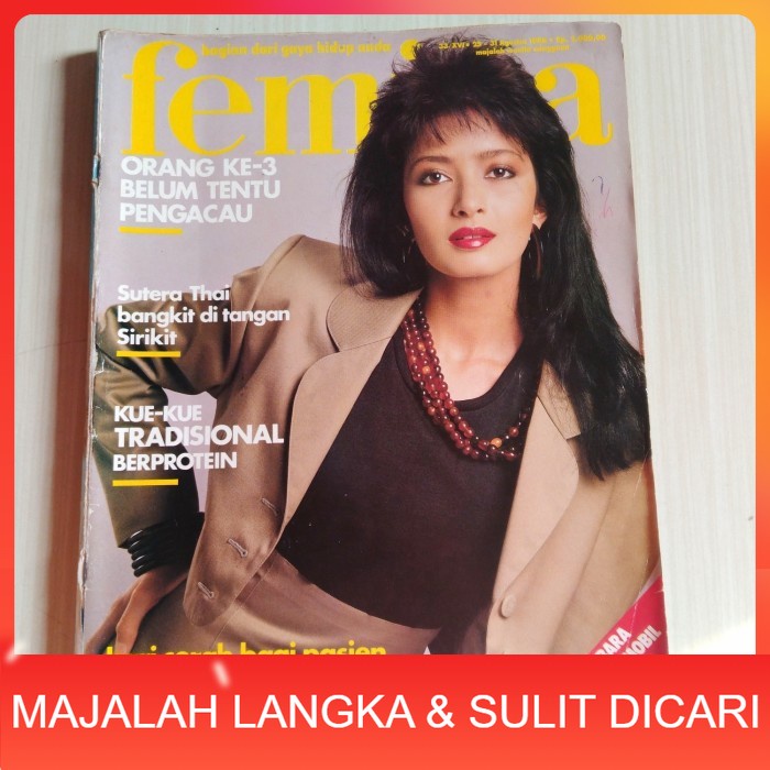 Jual Majalah FEMINA No.33 Agu 1988 YANA ZEIN Langka | Shopee Indonesia