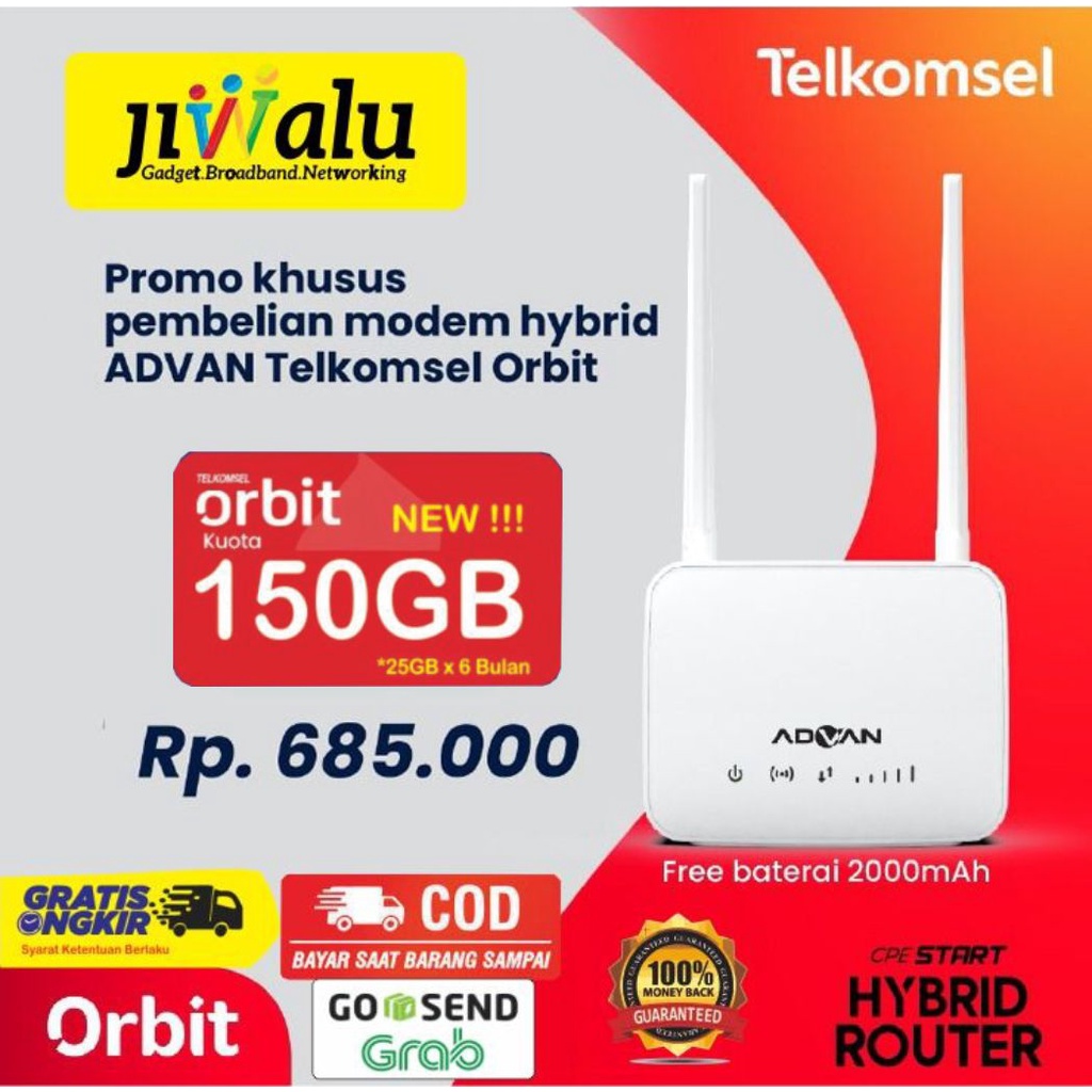Jual MODEM ROUTER WIFI ADVAN CPE START WIFI WLAN 4G UNLOCK FULL SPEED ...
