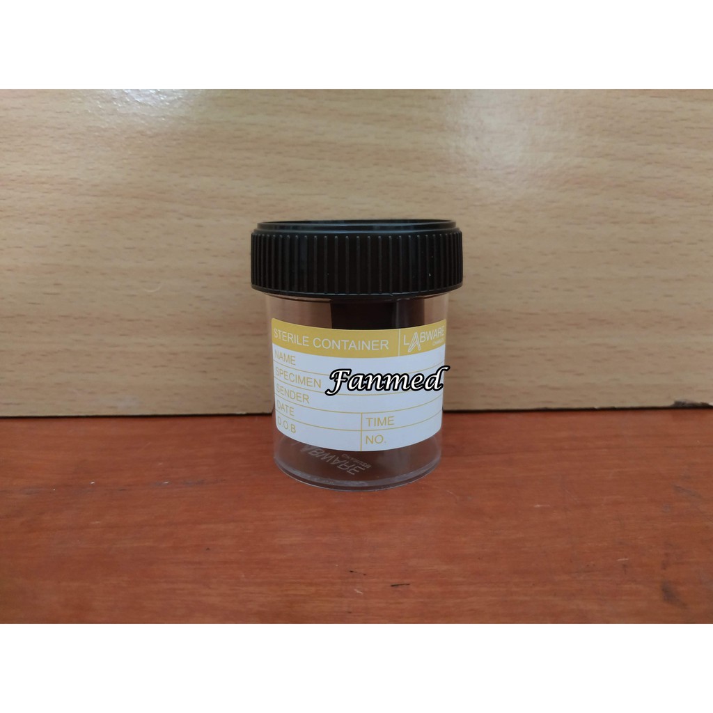 Jual Faeces / Stool Container Sterile Container Labware 60 ml 1 Pack ...