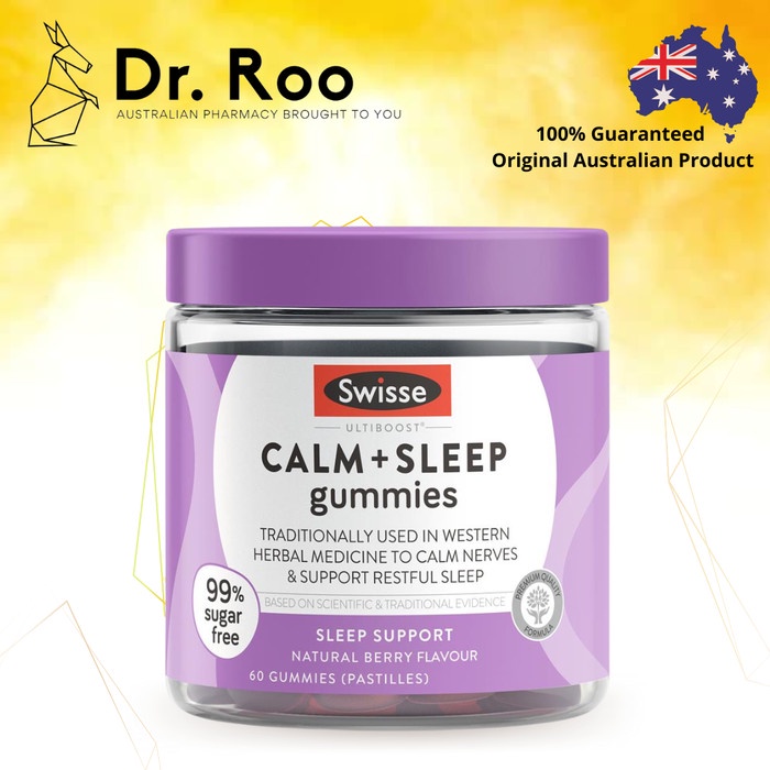Jual Swisse Calm and Sleep Gummies 60 Gummies | Shopee Indonesia