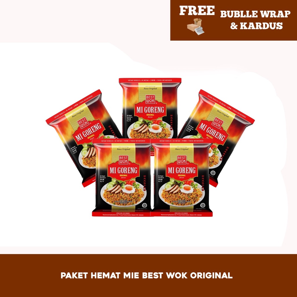 Jual Paket Hemat Mie Best Wok Original ( isi 5 pcs ) | Shopee Indonesia
