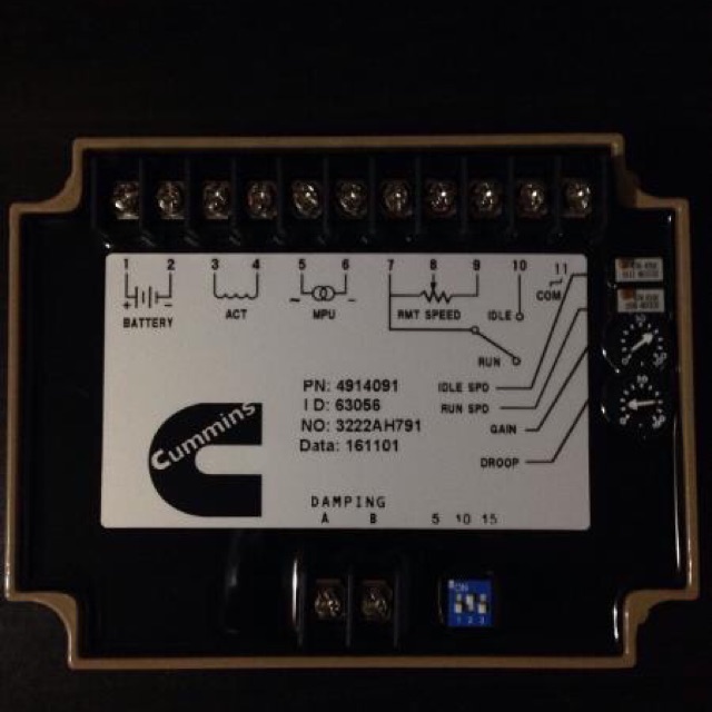 Jual BERGARANSI !! Speed Control Unit EFC 4914091 CUMMINS Speed ...