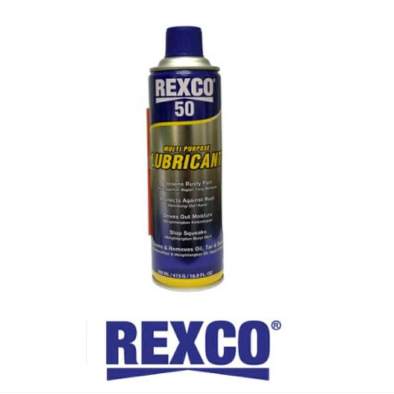 Jual REXCO 50 Pelumas Serba Guna Multi Purpose Lubricant 500ml | Shopee ...