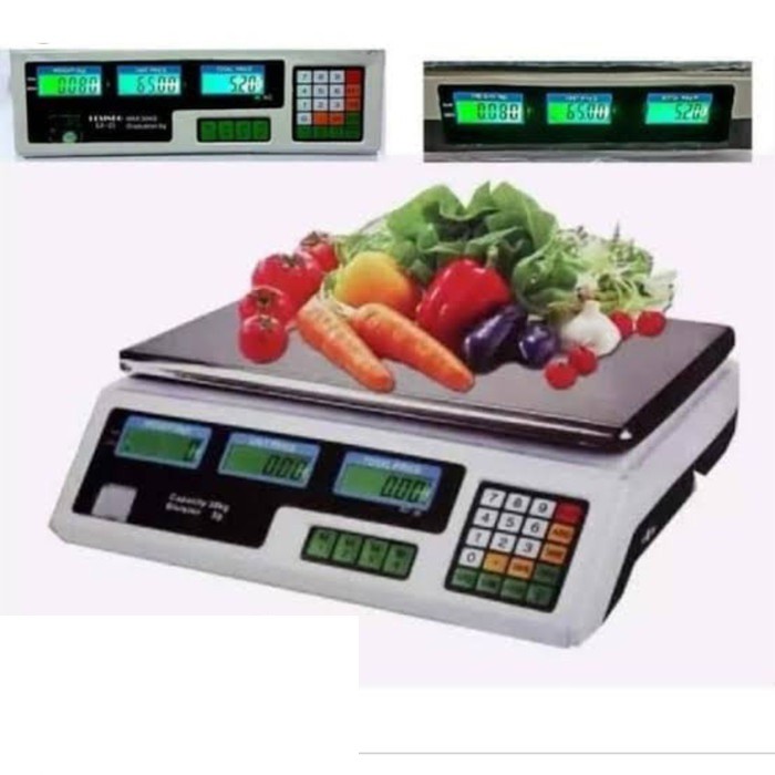 Jual Timbangan Double Display / Timbangan Buah Digital Dengan Harga ...