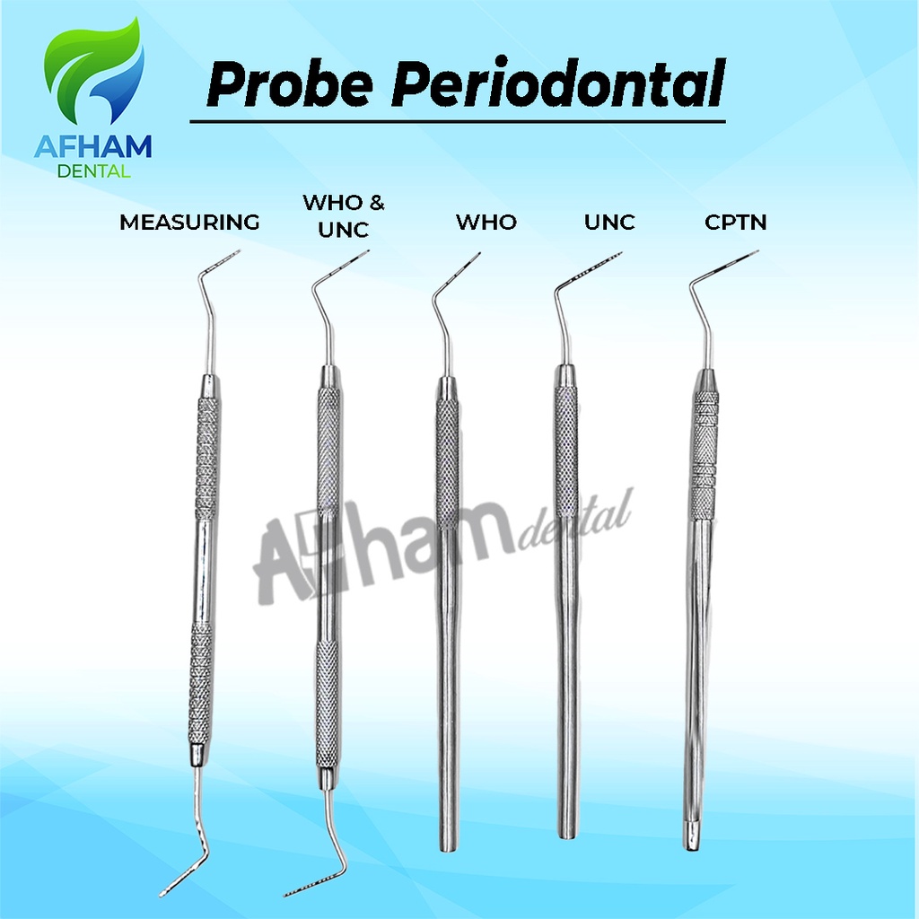 Jual PERIODONTAL PROBES WHO CPITN WILIAM MEASURING PROBE | Shopee Indonesia