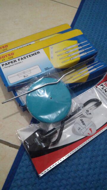 Acco Plastik / Paper Fastener / Pengikat Kertas JOYKO PF-50W | Shopee ...