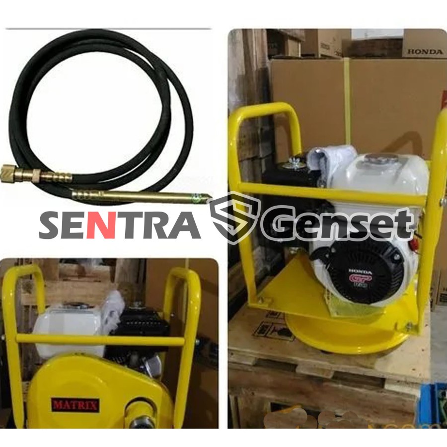 Jual Mesin Vibrator Honda GP 160 komplit selang. mesin pemadat cor an | Shopee Indonesia
