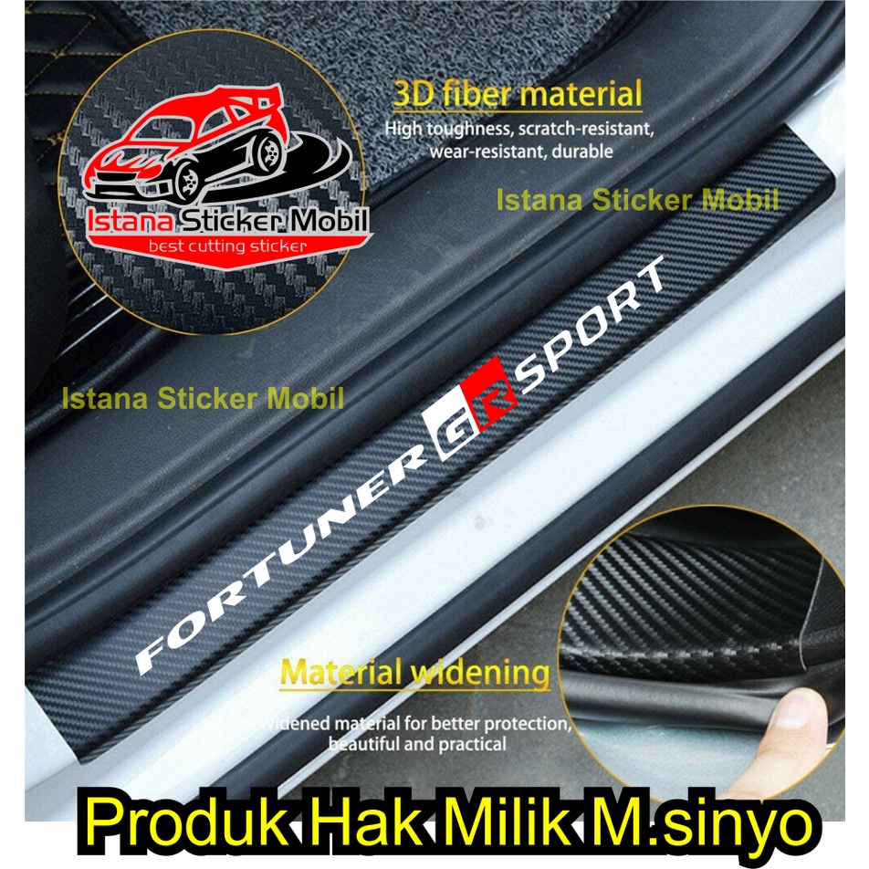 Jual STIKER MOBIL MITSUBISHI FORTUNER GR SPORT PELINDUNG PIJAKAN KAKI ...