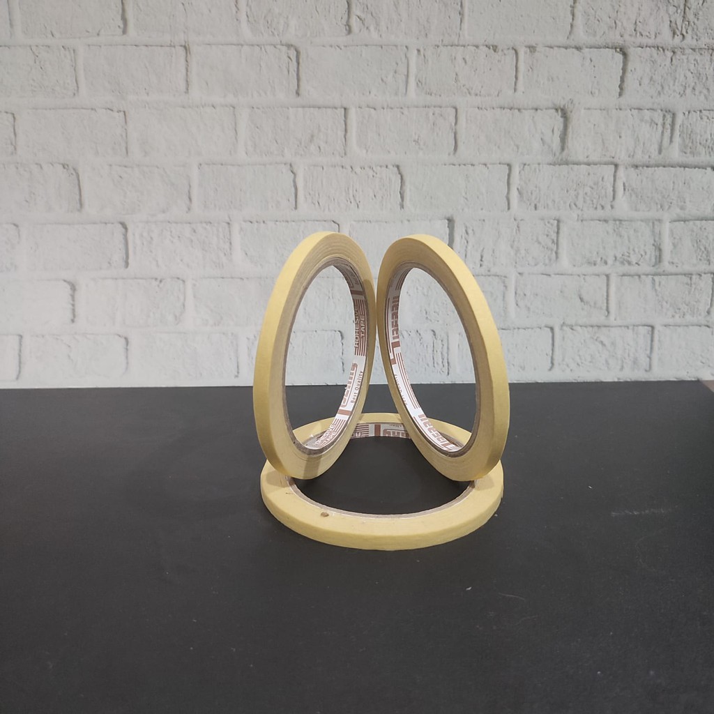 Jual Masking Tape Isolasi Kertas Berry 6mm x 25 meter (BA) (Harga/Roll ...