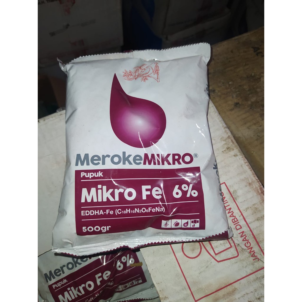 Jual Pupuk Meroke Mikro FE 6 % EDDHA - FE 500 Gram | Shopee Indonesia