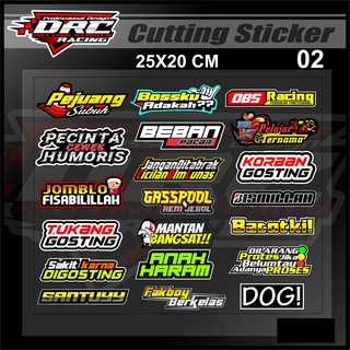 Jual Sticker Pack Kata Kata - Sticker Viral Kata Kata Hologram Vinyl ...