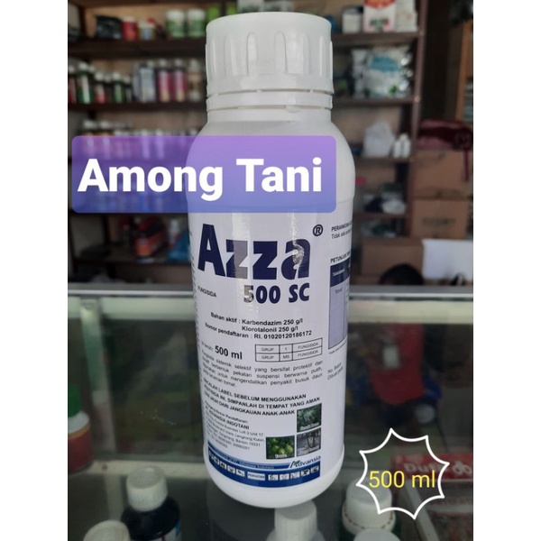 Jual Fungisida Azza 500 SC 500 ml. pencegah busuk batang/pencegah patek/obat busuk batang/ obat ...