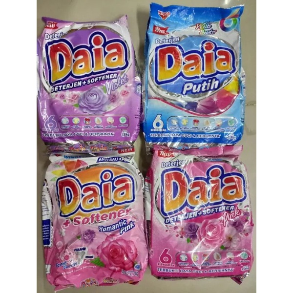 Jual sabun pencuci pakaian DAIA detergent 1,7 kg kemasan baru | Shopee ...