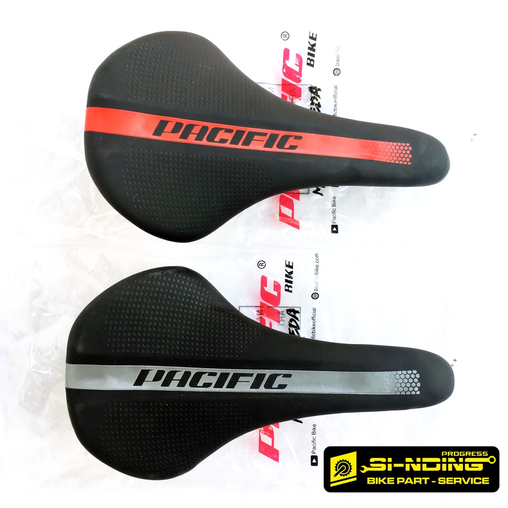 Jual Sedel Saddle Sepeda MTB Tipis Pacific Hitam Abu Merah Kuning BUKAN ...