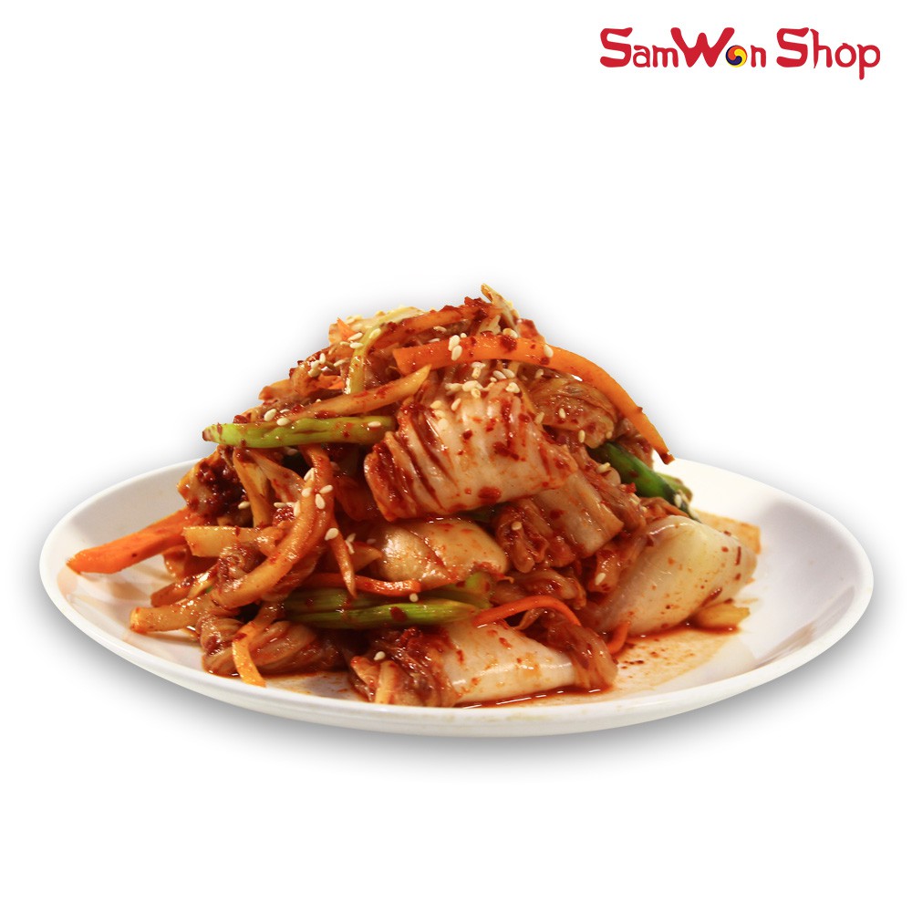 Jual SAMWON KIMCHI MIX SAWI WORTEL LOBAK FRESH 250 GR - FRESHLY MADE ...
