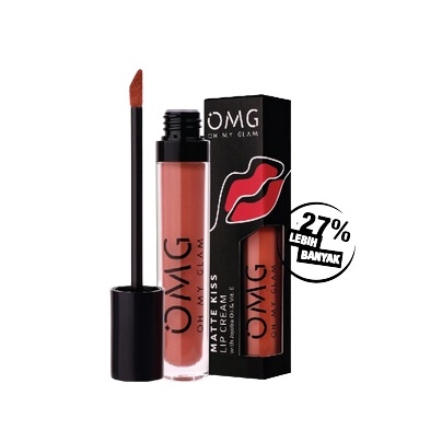 Jual OMG OH MY GLAM Matte Kiss Lip Cream 3.5 g - Lipstick Matte OMG ...