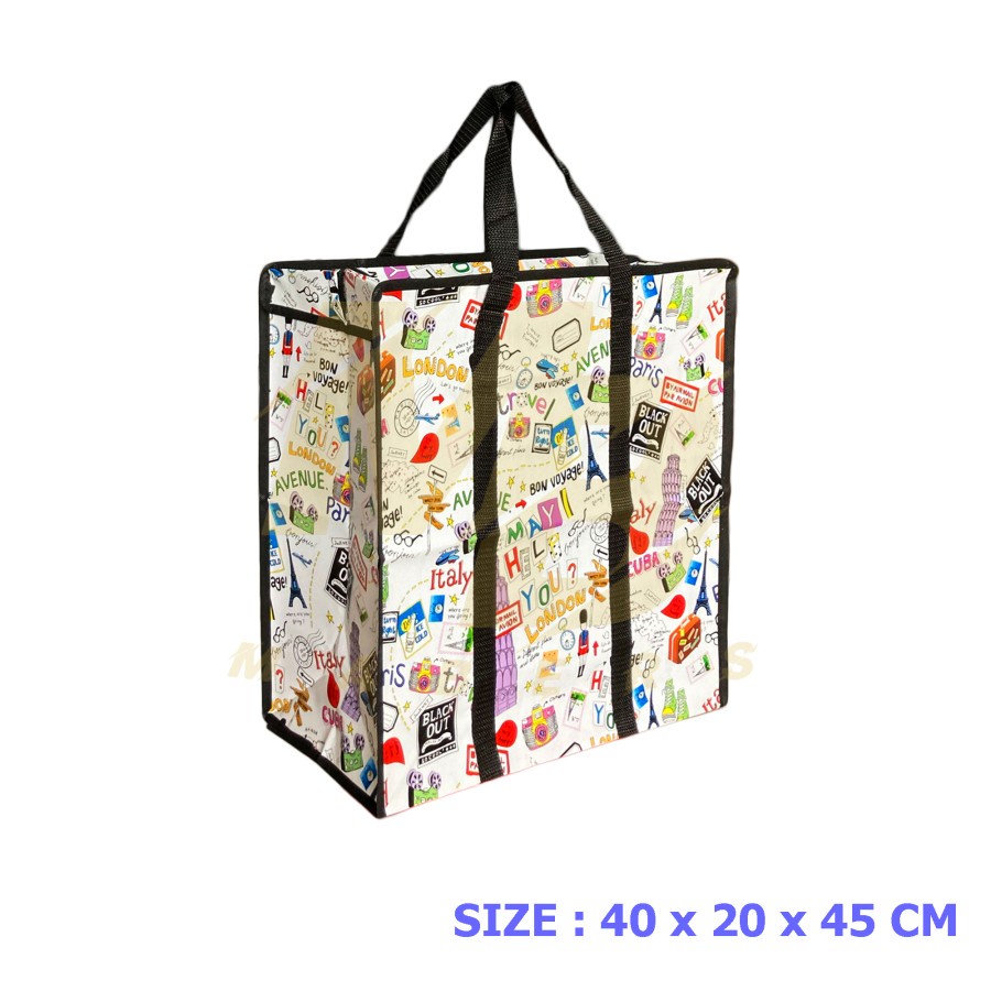 Jual Tas Karung/Tas Belanja Serbaguna/Tas Laundry Ukuran 40 x 20 x 45 ...