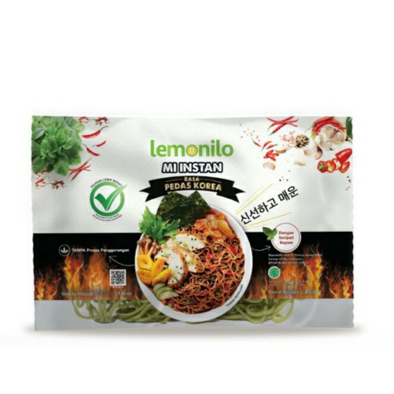 Jual Lemonilo Mie Instant Rasa Pedas Korea - 85 Gram | Shopee Indonesia