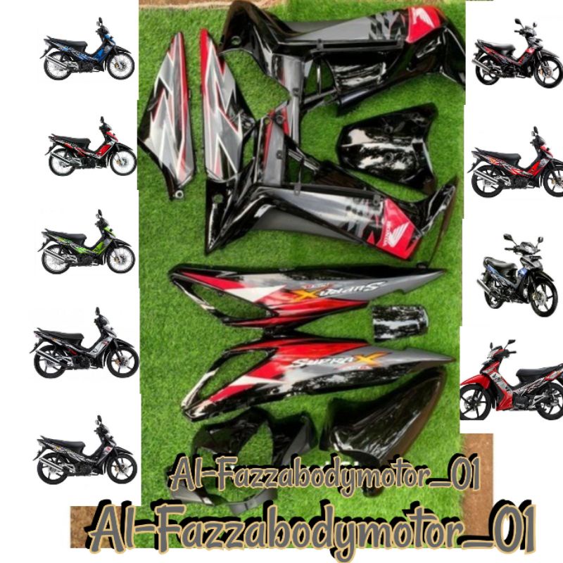Jual Honda Supra X 125 R/ Batman cover body halus supra X 125 /Batman ...