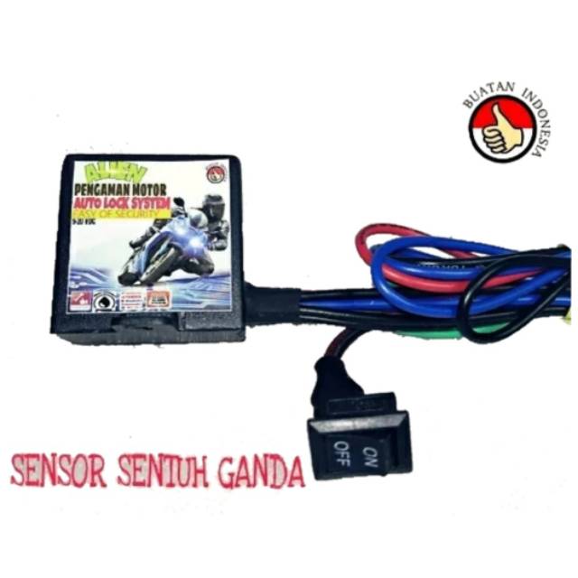Jual Pengaman Motor Sensor Sentuh 2 titik | Shopee Indonesia