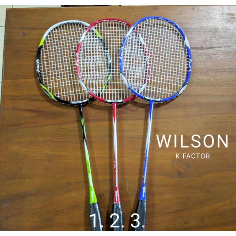 Raket Wilson K FACTOR | Shopee Indonesia
