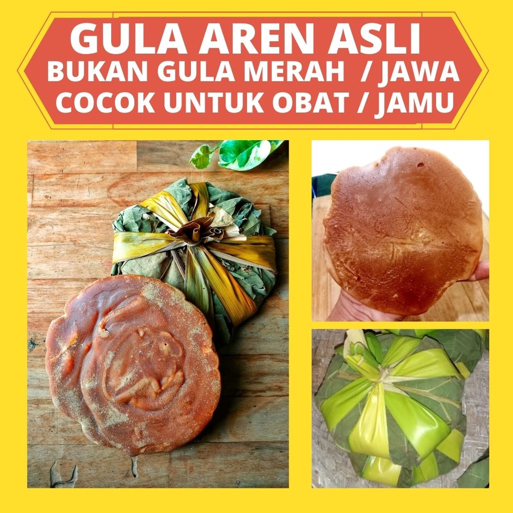 Jual Gula Aren Asli Padat Bukan Gula Jawa Bukan Gula Merah Indonesia ...