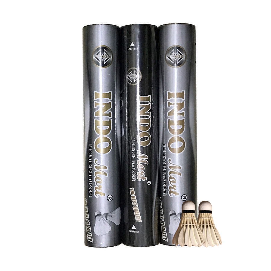 Jual Shuttlecock Indo Mort Black Kok Badminton Bulu Tangkis | Shopee ...