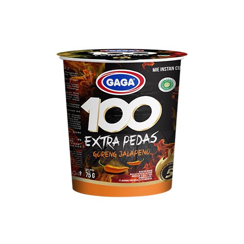 Jual Mie Gaga cup 100 extra pds goreng jalapeno | Shopee Indonesia